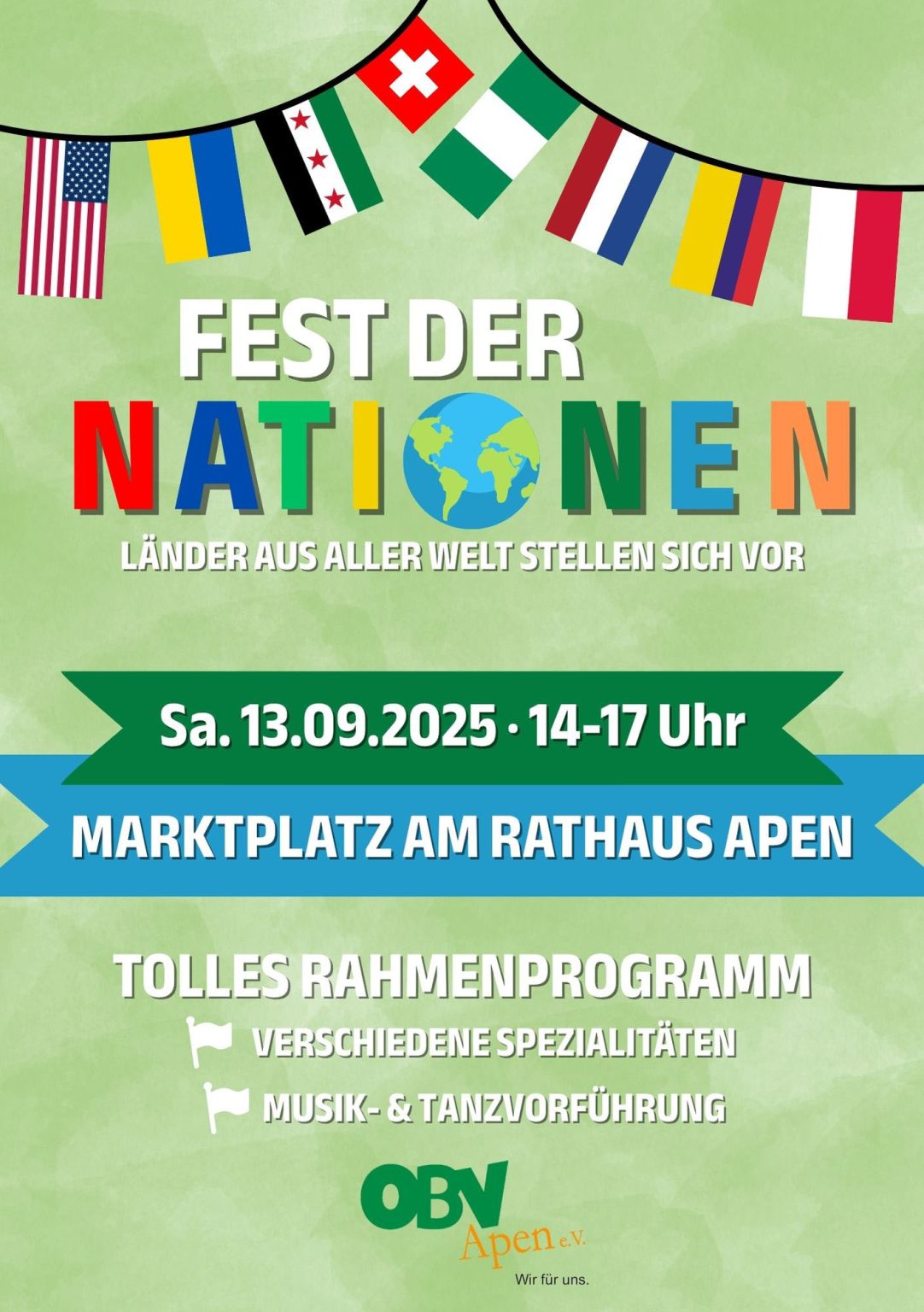 „Fest der Nationen“ in Apen feiert Vielfalt und Kultur – Jade Weser Zeitung